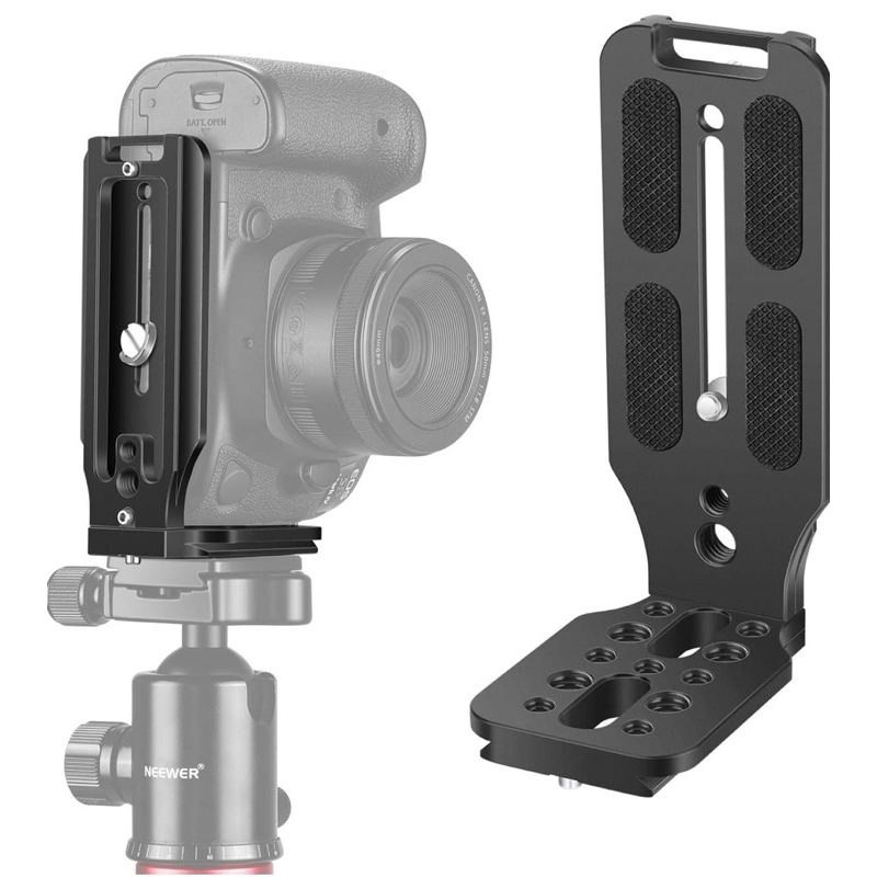 Jual NEEWER Universal L Shape Bracket Vertical QR Plate DSLR Camera L ...