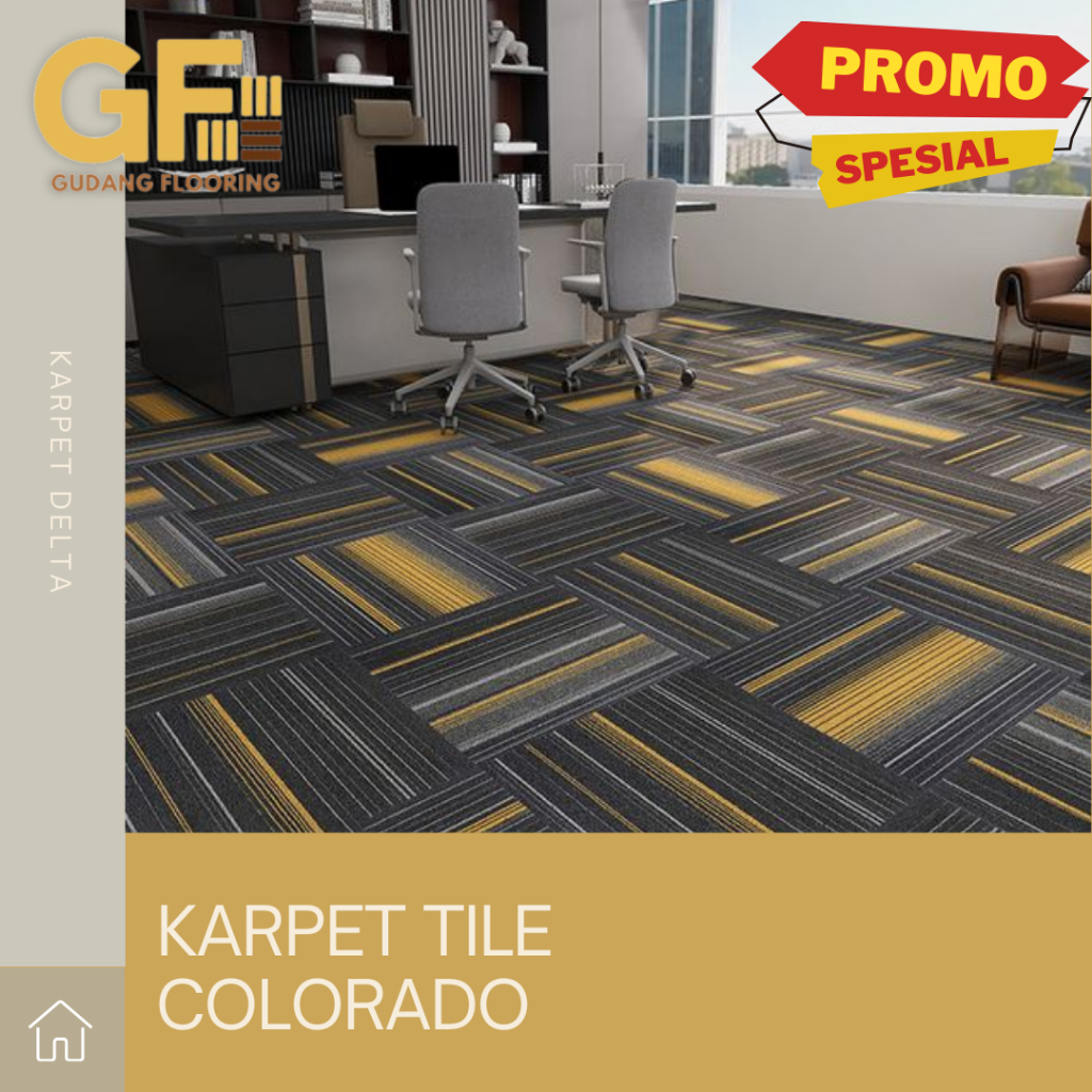 Jual Karpet Tile 50x50 cm COLORADO /Karpet Lantai Office Hotel ...