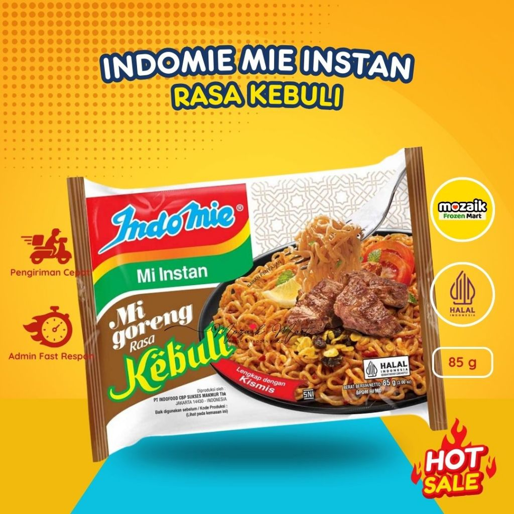 Jual Indomie Mie Goreng Rasa Kebuli Frozen Mart Frozen Food Palembang ...