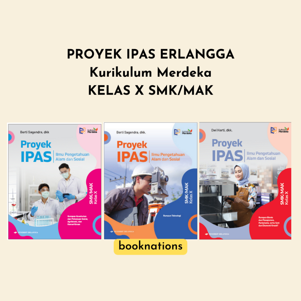 Jual Buku PROYEK IPAS Kelas 10 X SMK / MAK ERLANGGA Kurikulum Merdeka | Shopee Indonesia