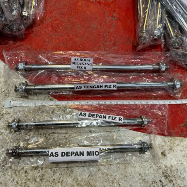 Jual baut as roda model stainless depan tengah belakang yamaha fizr mio ...