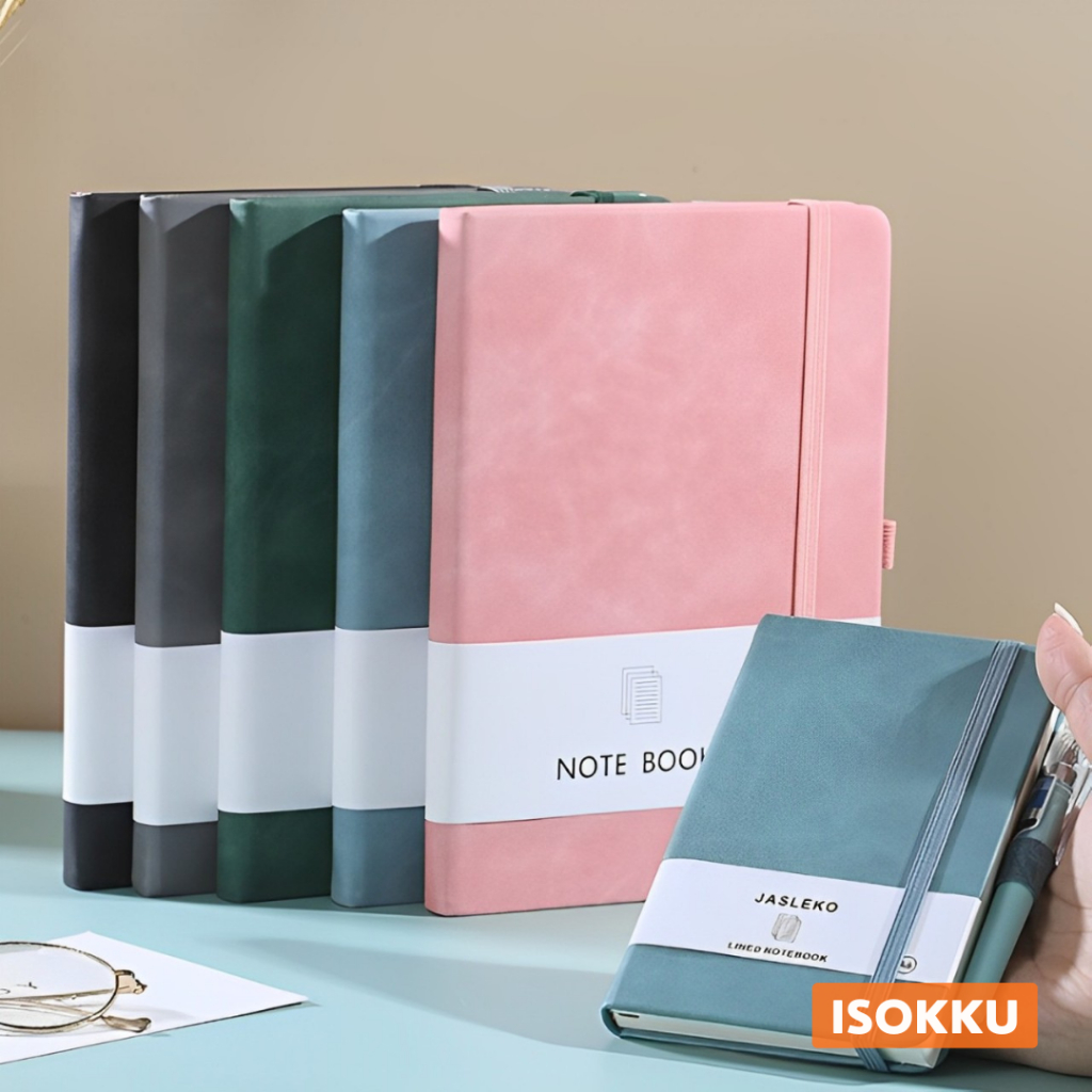 Jual Buku Catatan Harian Notebook with Pen Holder A6 - Light Blue ...