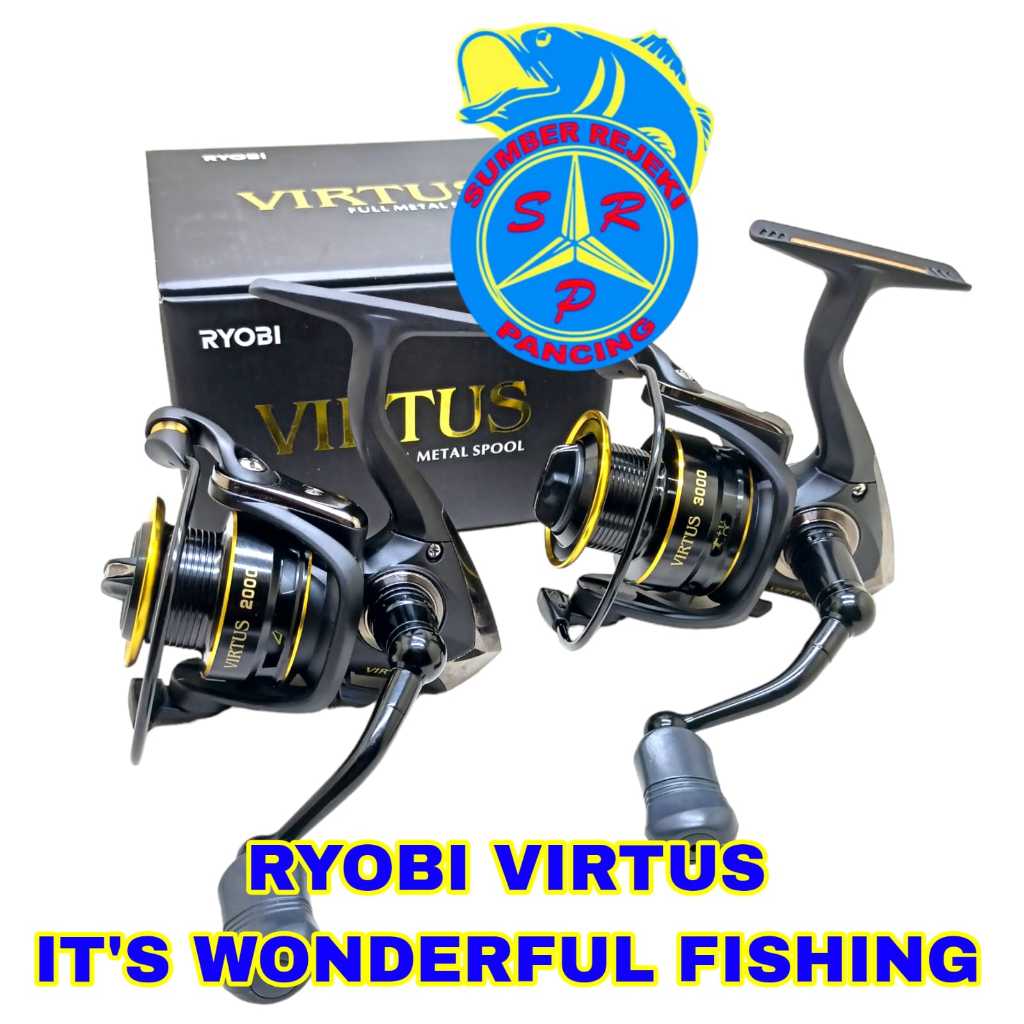 Jual Reel Ryobi Virtus 2000 3000 Power Handle | Shopee Indonesia