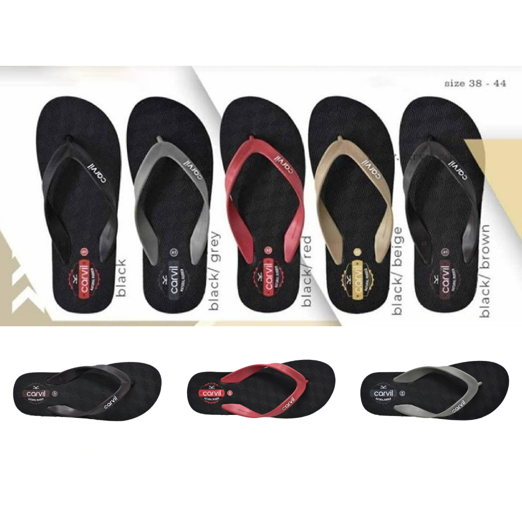 Jual Sandal Pria Carvil Original 38-43 Sendal Jepit Cowok Laki-Laki ...