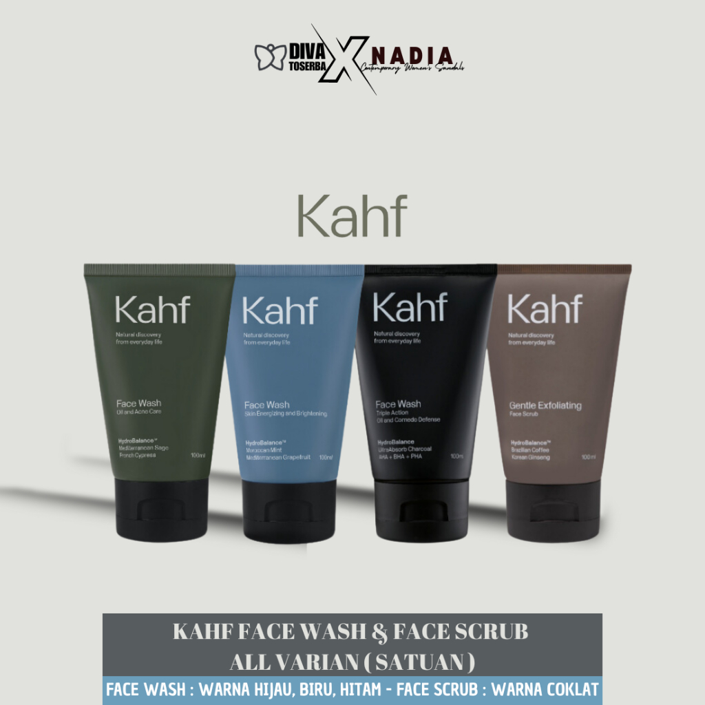 Jual Kahf Face Wash & Face Scrub - All Variant (Satuan) | Shopee Indonesia