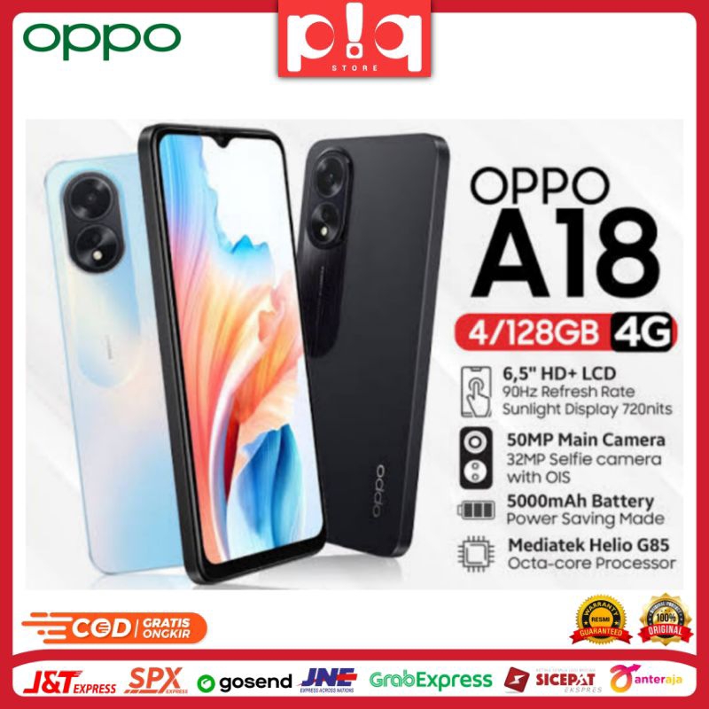 Jual OPPO A18 Ram 4+4/128 GB (NEW) | Shopee Indonesia