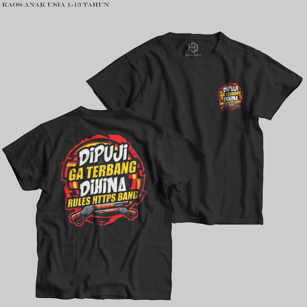Jual BAJU KAOS ANAK FF DI PUJI GA TERBANG DI HINA RULES HT2PS BANG ...