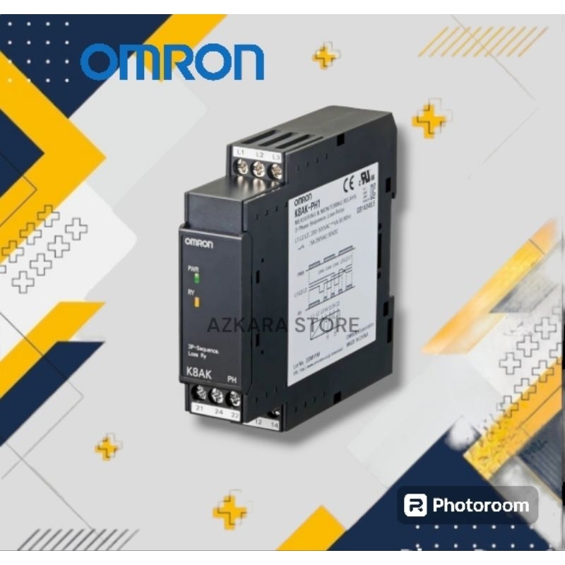 Jual Monitoring Relay K8DS-PH1 Omron Kontrol Phase Relay | Shopee Indonesia