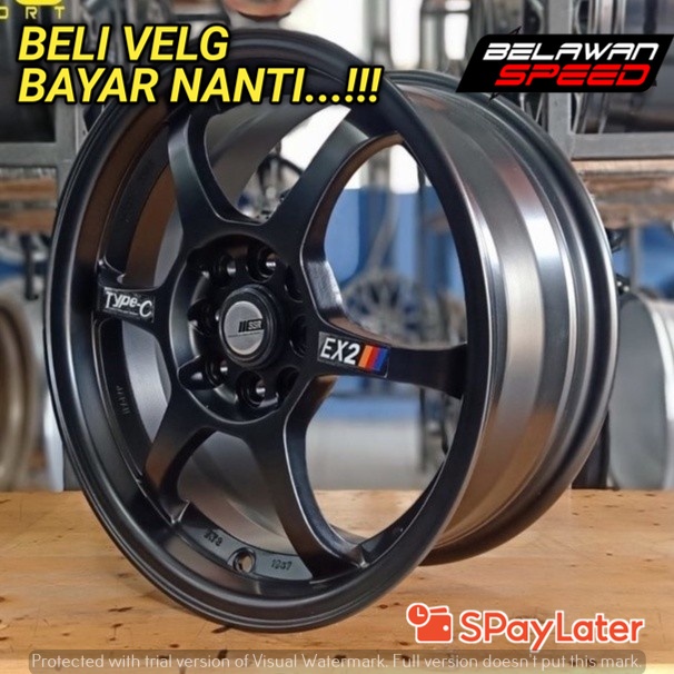 Jual VELG MOBIL MURAH SSR TYPE C RING 16 BLACK UNTUK BRIO AGYA AYLA CALYA SIGRA AVANZA XENIA ...