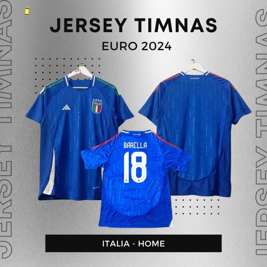 Jual Jersey Timnas Euro 2024 - ITALY HOME | Shopee Indonesia
