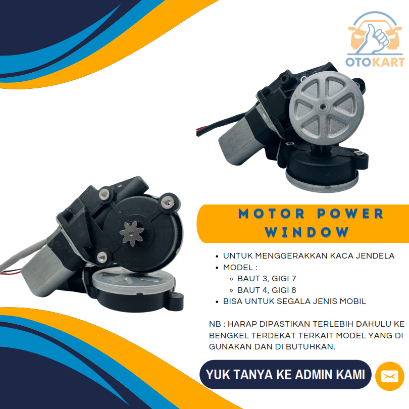 Jual DINAMO MOTOR POWER WINDOW JENDELA MOBIL REGULATOR UNIVERSAL GIGI 8 ...