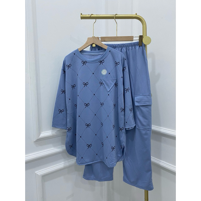 Jual STELAN KNIT SETCEL MURAH CARGO MOTIF JUMBO HALUS LEMBUT XXL KARET ...