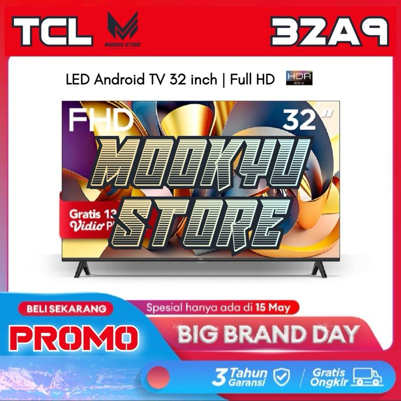 Jual TCL 32A9 LED ANDROID TV FULL HD 32 Inch | LED TV with Active HDR ...