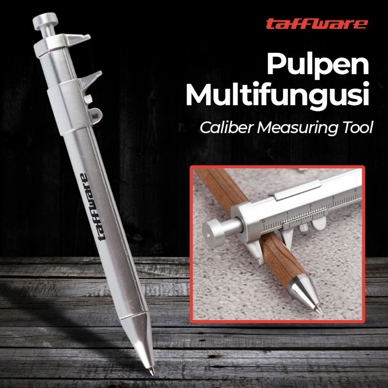 Jual Taffware Pena Pulpen Ballpoint Pen Caliber Measuring Tool Scale ...
