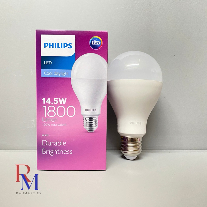 Jual lampu PHILIPS LED BULB 14,5w ( 14.5 watt) 19w ( 19 watt ) putih ...