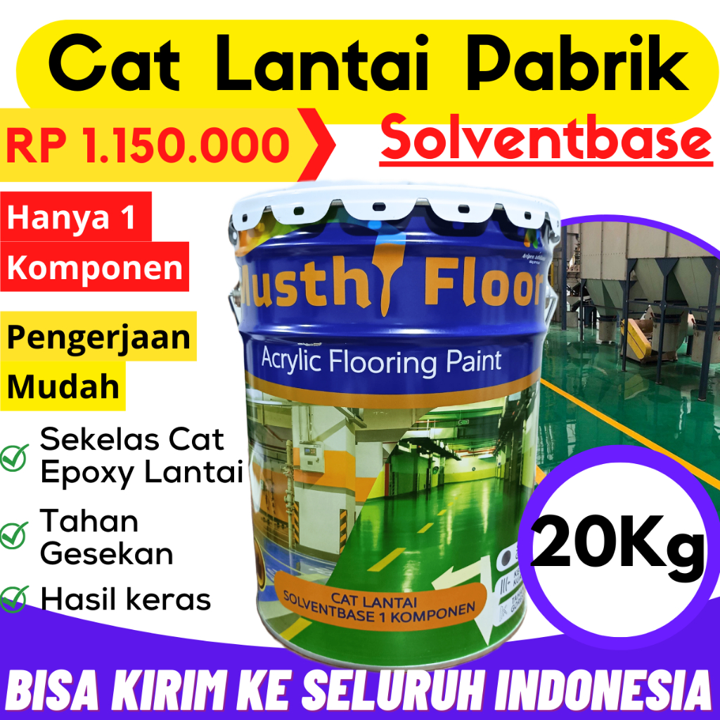 Jual Cat Lantai Epoxy Primer Topcoat Musthi Pox 20 KG Bening Utk ...