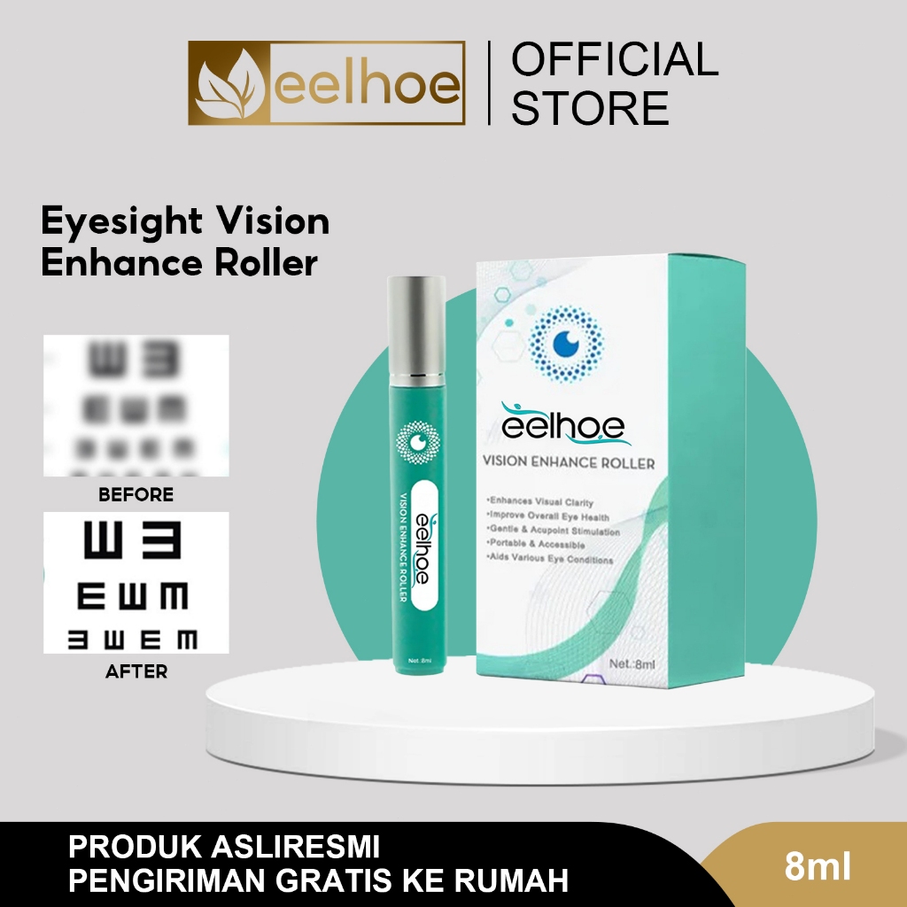 Jual EELHOE Eyesight Vision Enhance Roller Improve Liquid Eyestrain Blurred Vision Relief ...
