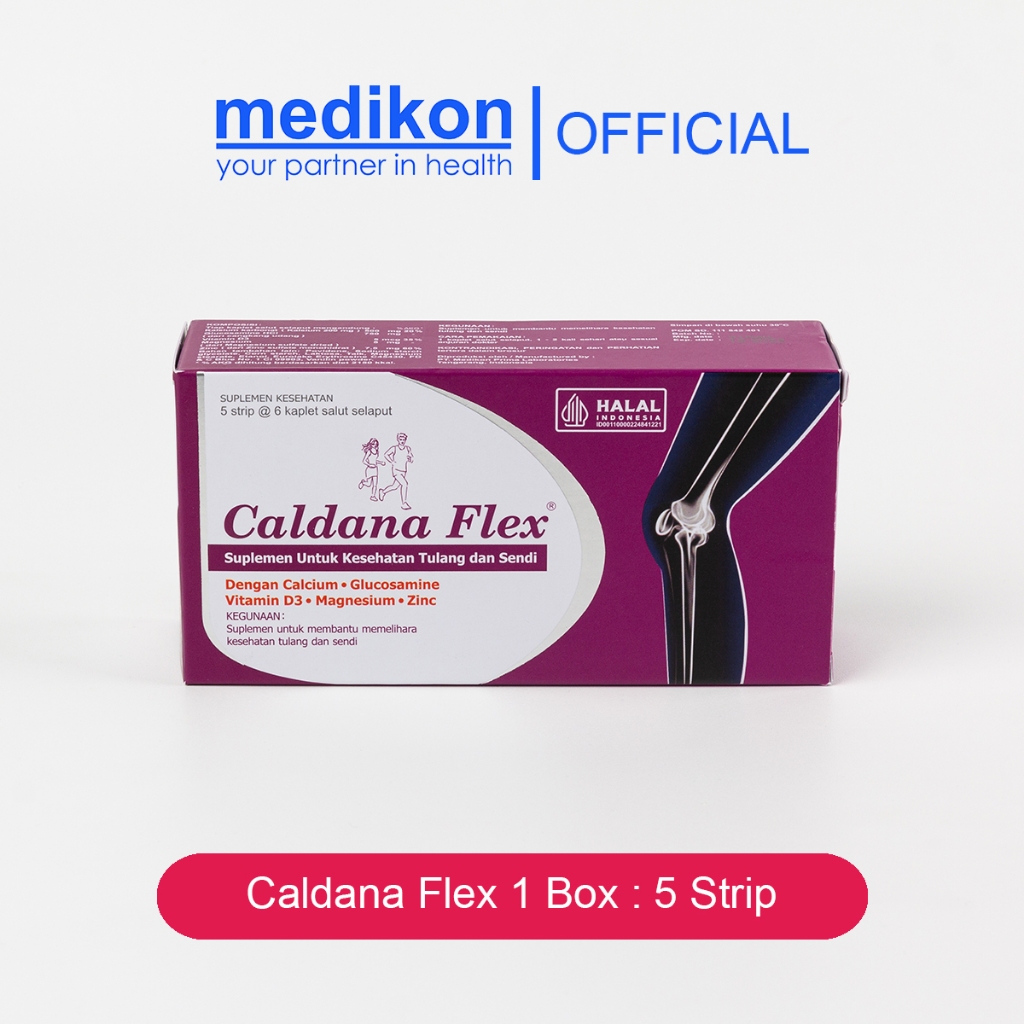 Jual Medikon Caldana Flex Box (5 Strip x 6 Kaplet) | Shopee Indonesia