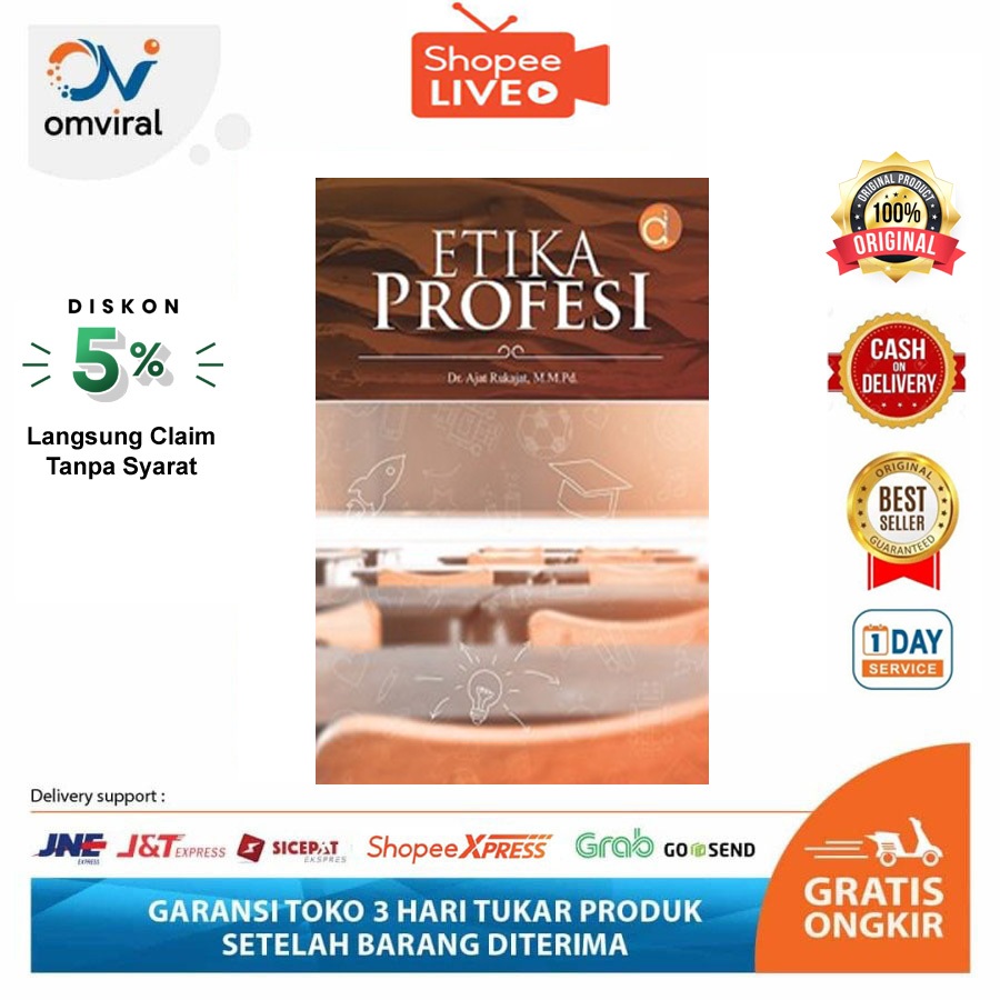Jual Buku Etika Profesi Dunia Pendidikan Tenaga Kependidikan Guru Keguruan Serta Manajemen ...