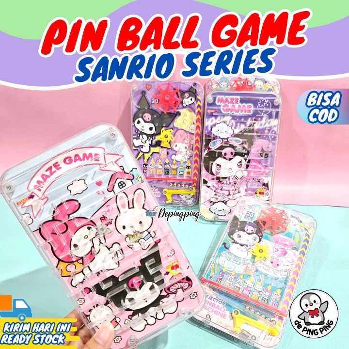 Jual Pin Ball Sanrio/ Game Bola Sanrio/ Maze Game/ Ball Game Sanrio ...