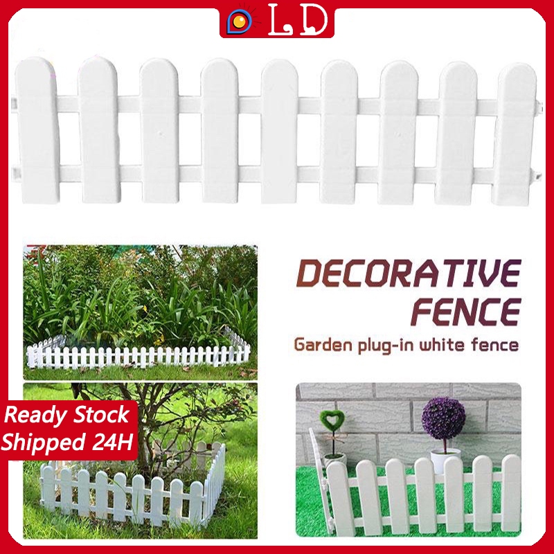 Jual [COD] Pagar kebun / Pagar plastik / Pagar Plastik PVC Putih Pagar ...