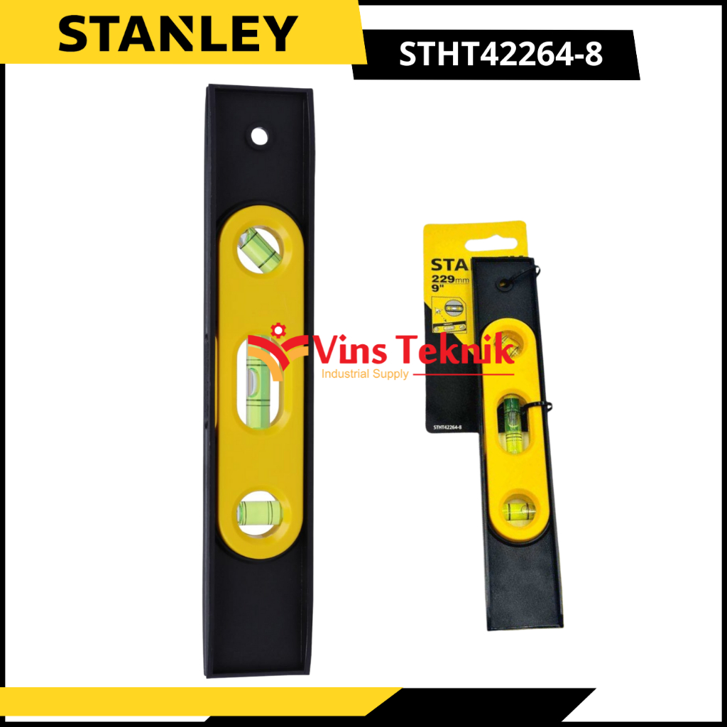 Jual Waterpas level STANLEY STHT42264-8 plastic torpedo 9" STHT 42264-8 ...