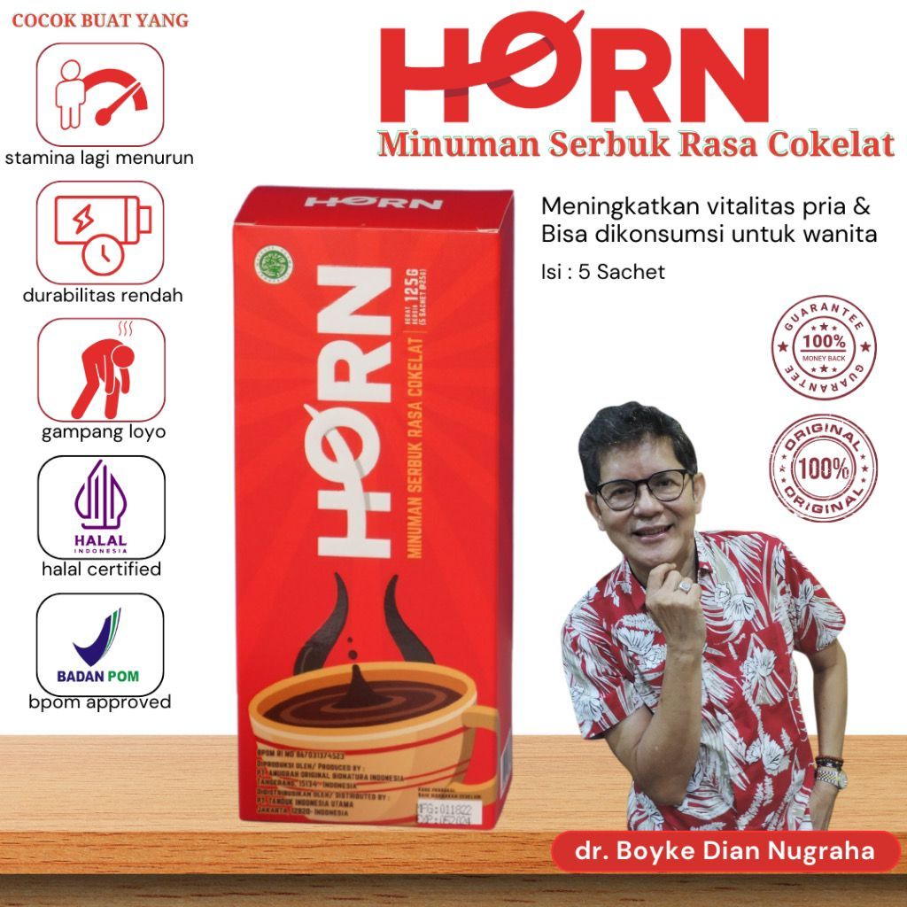 Jual MINUMAN SERBUK COKLAT HORN BY DR BOYKE | Shopee Indonesia