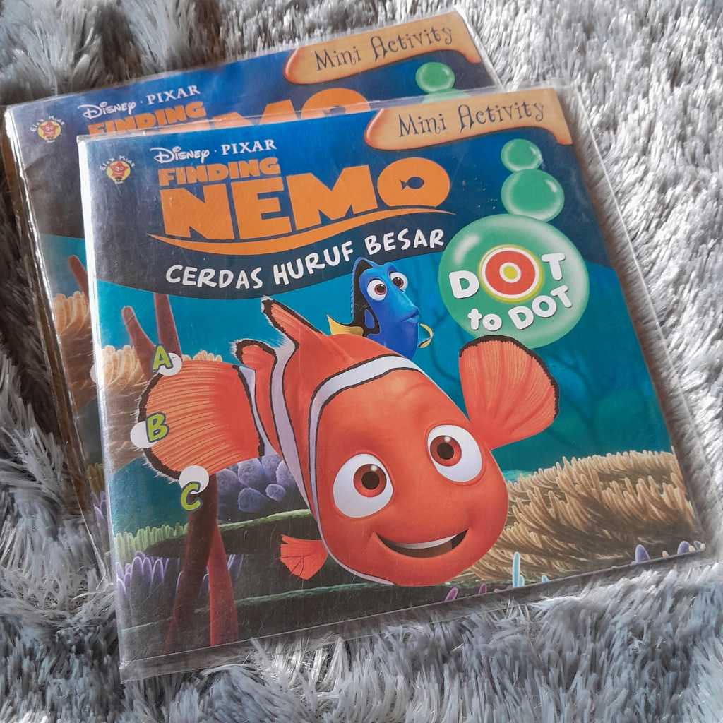 Jual MINI ACTIVITY DISNEP FINDING NEMO CERDAS HURUF BESAR - BUKU ANAK ...