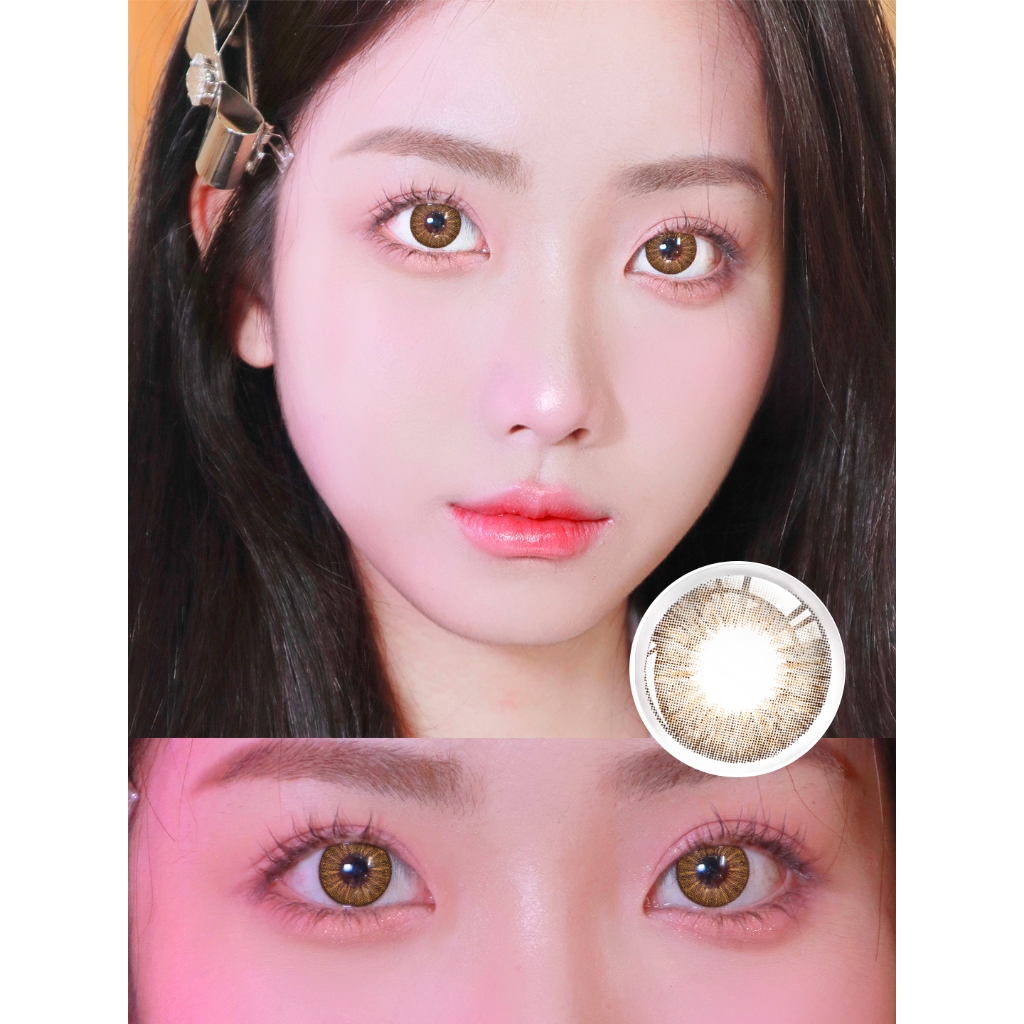 Jual ( COD)1 sepasang soflens 14 mm softlens grey softlens murah ...