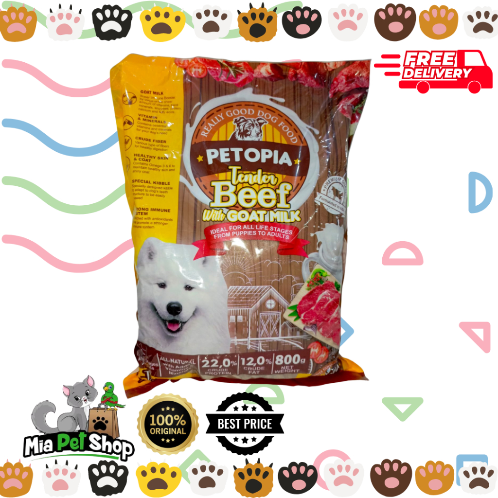 Jual Dry Dog Food Petopia Beef 800 gr Freshpack - Makanan Anjing Kering ...