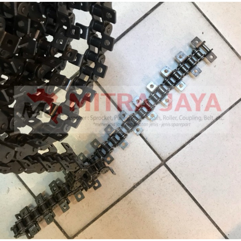 Jual RS 60 - 1 K1 2L ROLLER CHAIN SINGLE EVERY DUA LINK RANTAI KUPING ...
