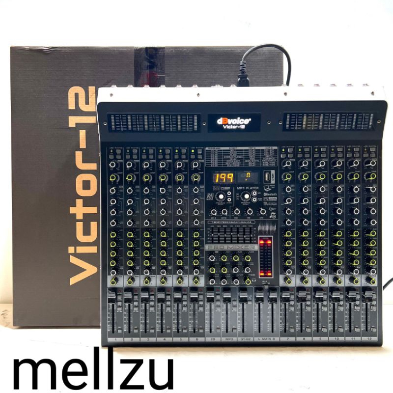 Jual Mixer dB Voice Victor 12 Original 12 Channel dbVoice | Shopee ...