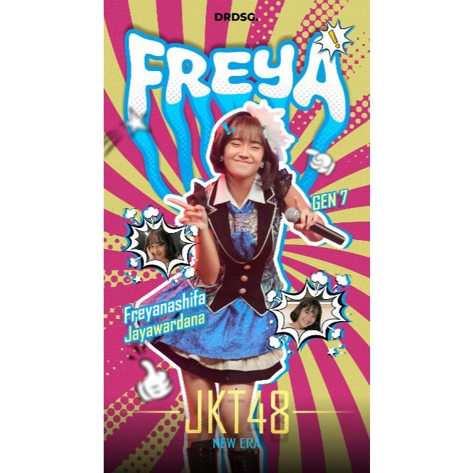 Jual ROLL BANNER EDISI JKT48 new design UKURAN 30X80 CM MURAH | POSTER ...