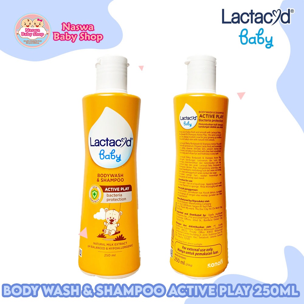 Jual Lactacyd Baby Wash & Shampoo Active Play 250ml | Shopee Indonesia