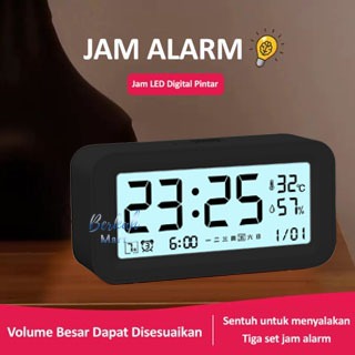 Jual Smart Digital Clock Jam Alarm Weker Dengan Lampu LED Backlight ...