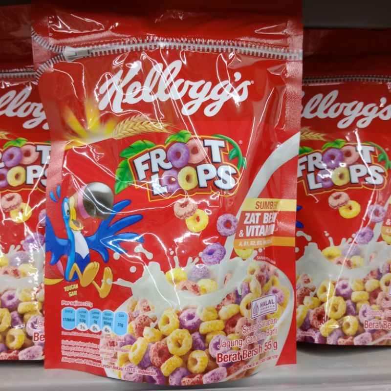 Jual Kelloggs Froot Lopps 55gr | Shopee Indonesia