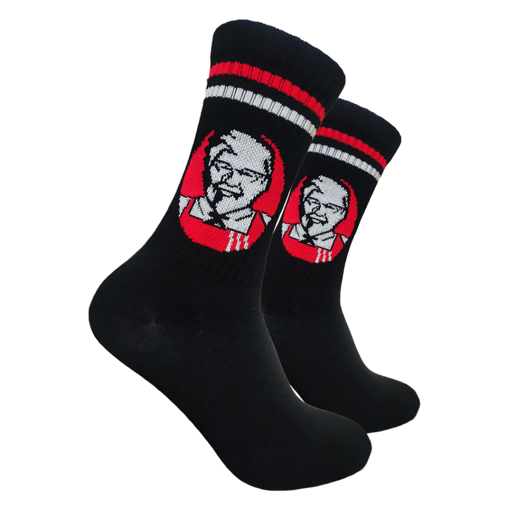 Jual Kaos Kaki Motif KFC Hitam ( M168 ) | Shopee Indonesia