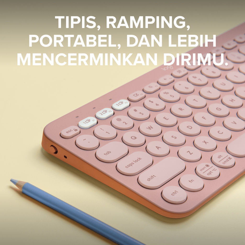 Jual Logitech Pebble Keys 2 K380s Keyboard Wireless Bluetooth® Multi ...