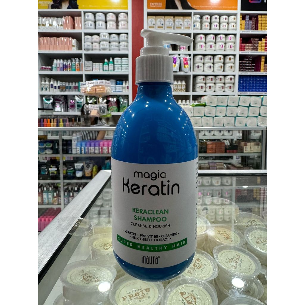 Jual INAURA Shampoo Keratin Rambut Rusak 200ml | Shopee Indonesia