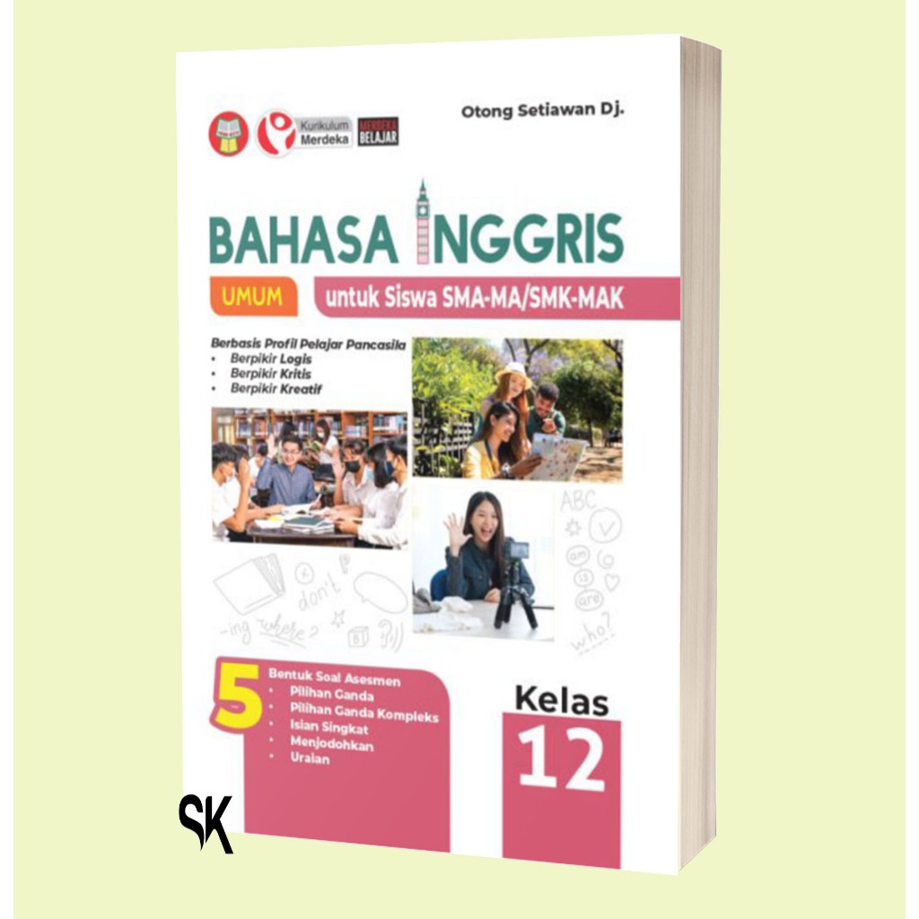 Jual BUKU BAHASA INGGRIS UNTUK SISWA SMA-MA/SMK-MAK KELAS 12/XII KURIKULUM MERDEKA | Shopee ...