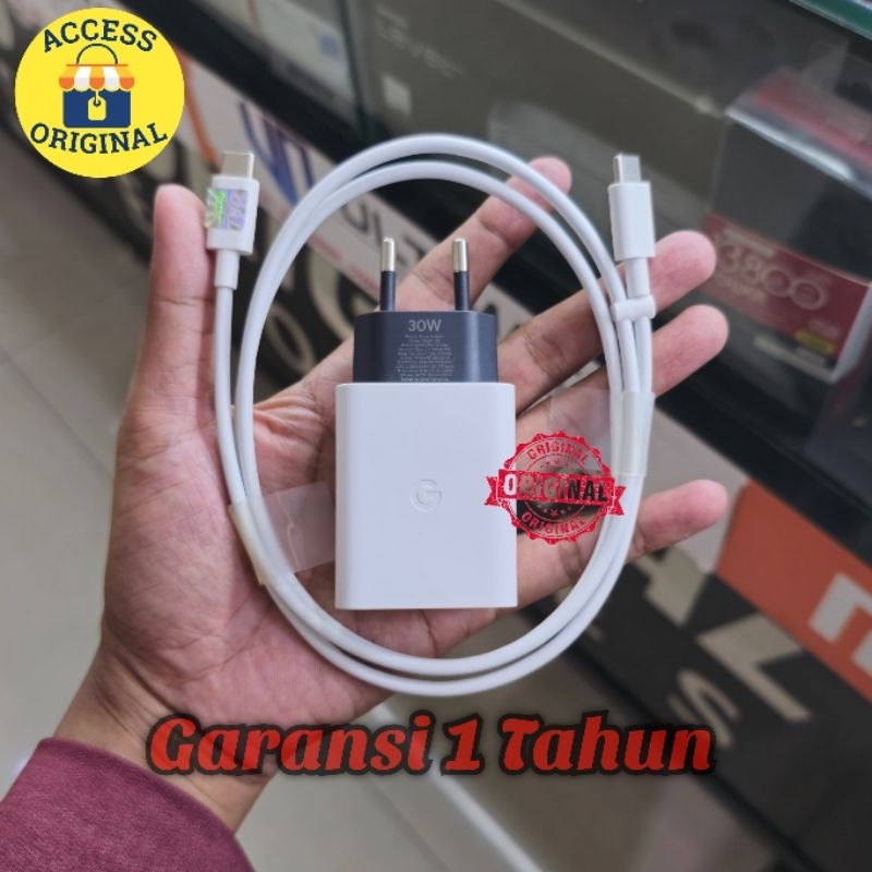 Jual Adaptor Charger Google 30W USB C Pixel 8 Pixel 8 Pro Adapter Copotan Original | Shopee ...
