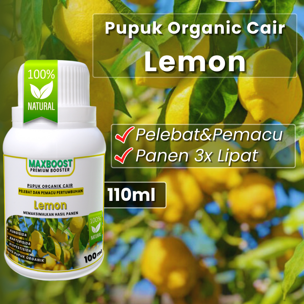 Jual Pupuk Booster Cair Lemon, Poc Kompos Khusus Tanaman Buah Lemon ...