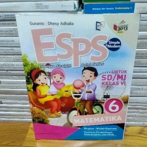 Jual BUKU ESPS MATEMATIKA SD/MI KELAS VI/6 REVISI PENERBIT ERLANGGA | Shopee Indonesia