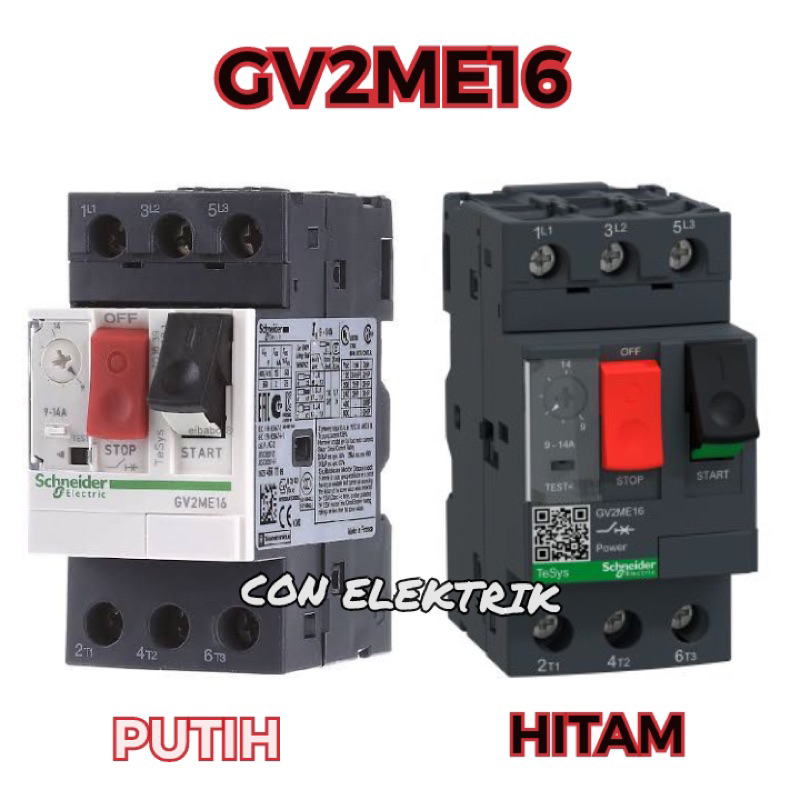 Jual Schneider Thermis Motor Circuit Breaker GV2ME16 GV2ME 16 (9 - 14 A ...