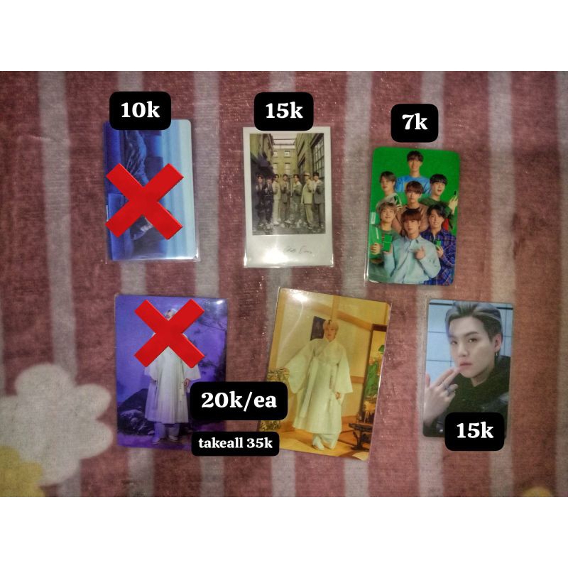 Jual PC POLAROID MPC POSTCARD MINI POSTER STICKER TICKET BTS PROOF BE WINTER PACKAGE SPEAK ...