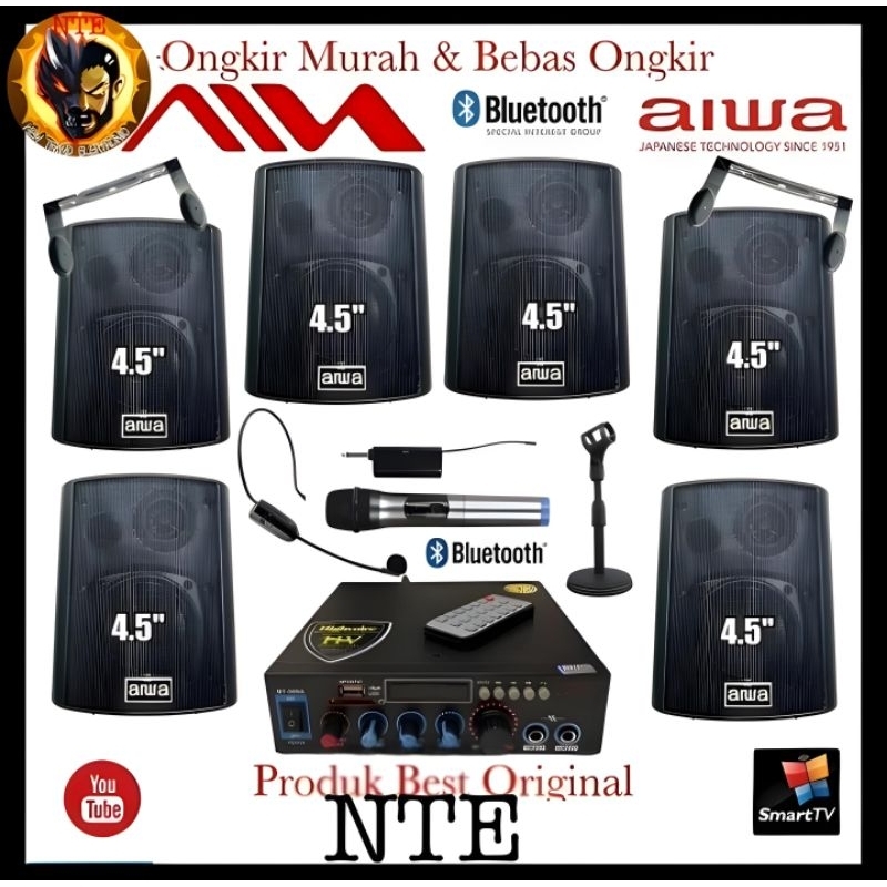 Jual Paket Sound system Audio Aiwa Fair 4.5 Inch Caferesto 6 titik ...