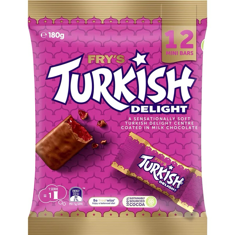 Jual Cadbury Fry's Turkish Delight Sharepack 12 Pack - Australia ...