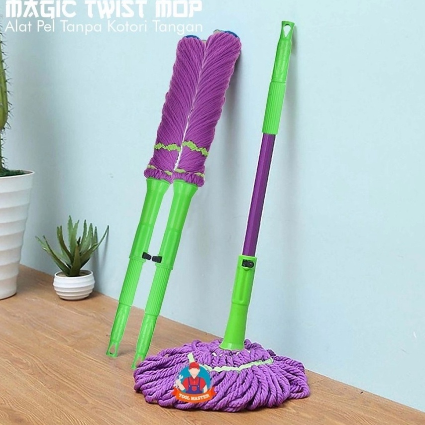 Jual Alat Pel Lantai Putar Otomatis 36 Derajat Twist MOP | Shopee Indonesia