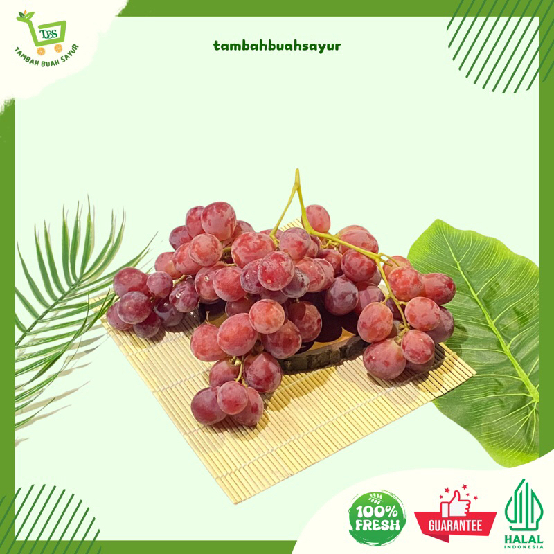 Jual BUAH ANGGUR MERAH | BUAH ANGGUR (KHUSUS SAMEDAY DAN INSTAN ...