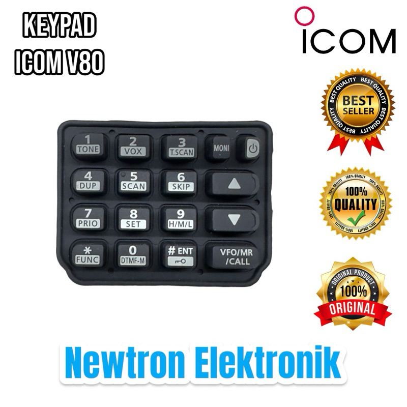 Jual Keypad HT ICOM V80 Karet Tombol ICOM IC-V80 ICV80 | Shopee Indonesia